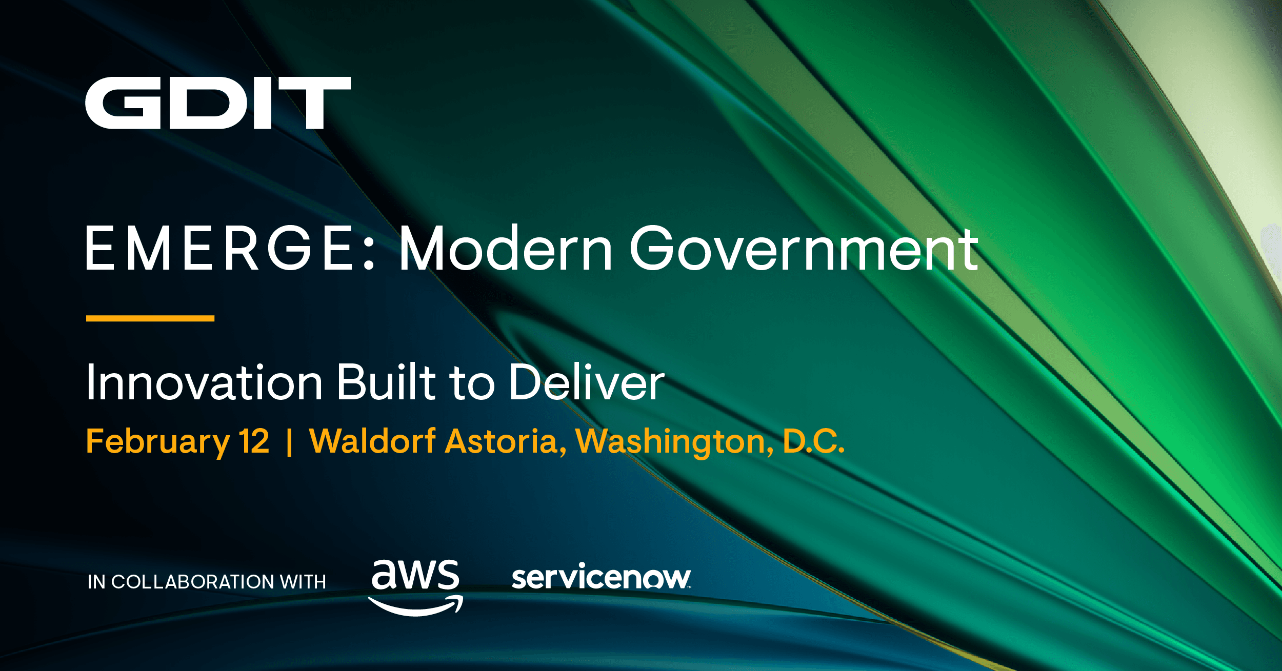 2026 GDIT Emerge: Modern Government